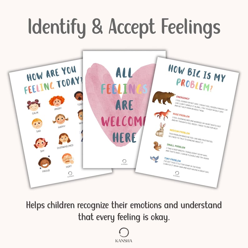 Calming Corner Posters for Kids | Calm Down Corner Decor | Emotional ...
