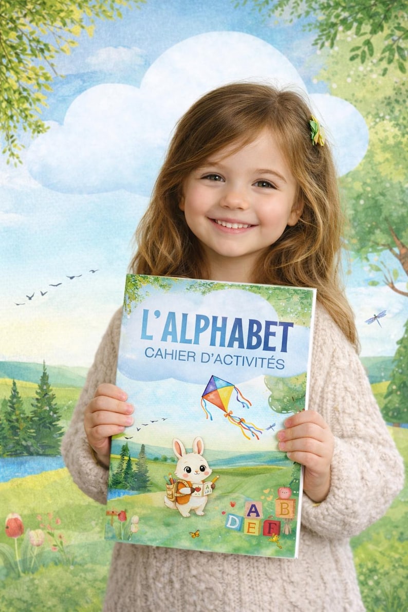 Cahier D’activités Alphabet – Livret PDF Enfant 3-6 Ans – Apprendre Les ...
