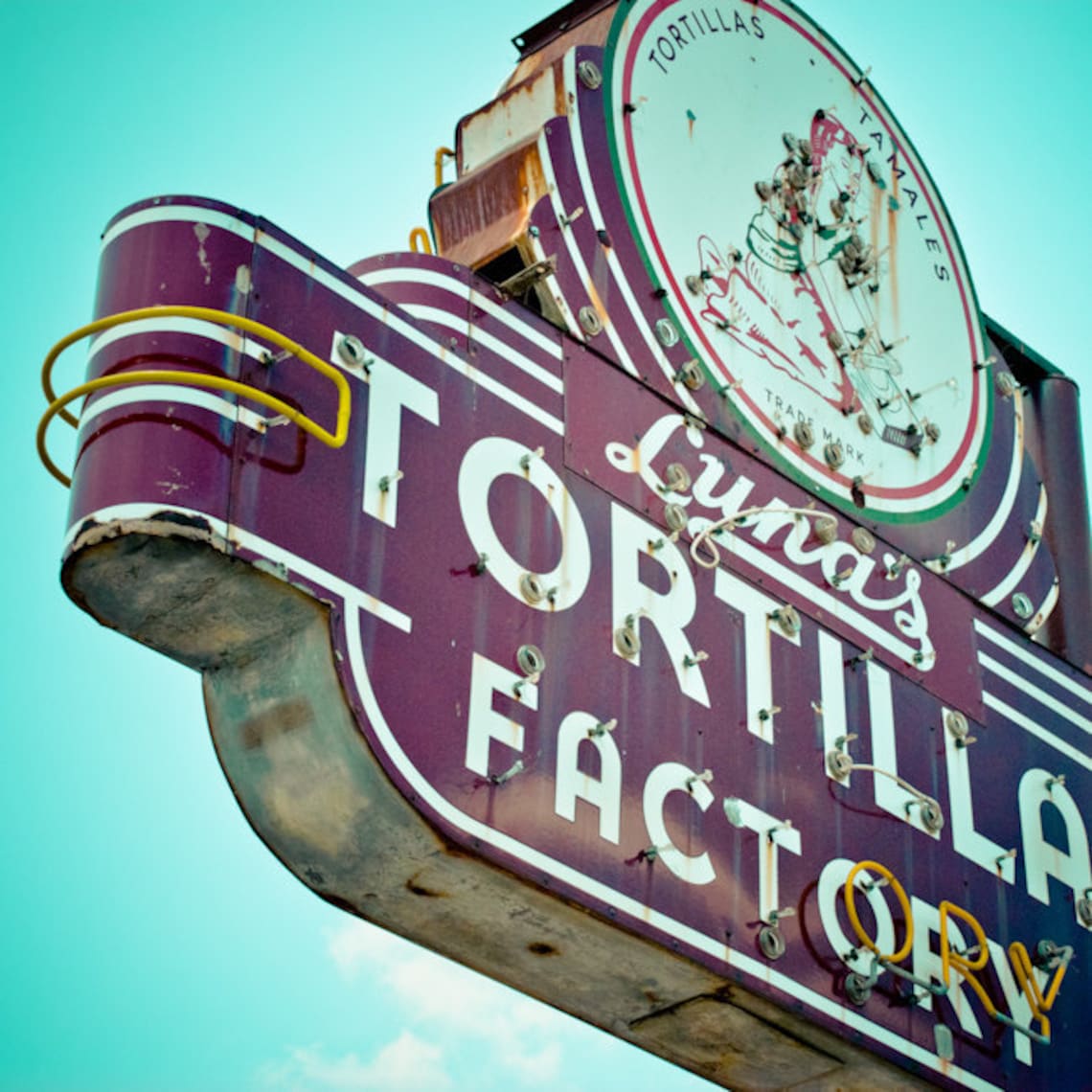 Dallas Texas Neon Sign Vintage Retro Roadside, Fine Art Photograph ...