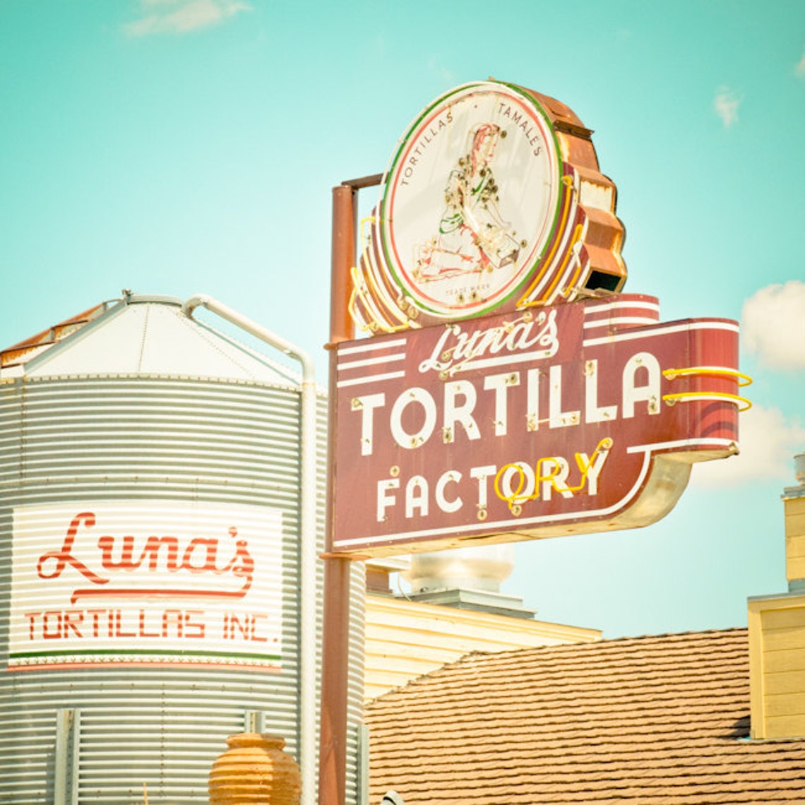 Dallas Texas Neon Sign Vintage Retro Roadside Fine Art - Etsy