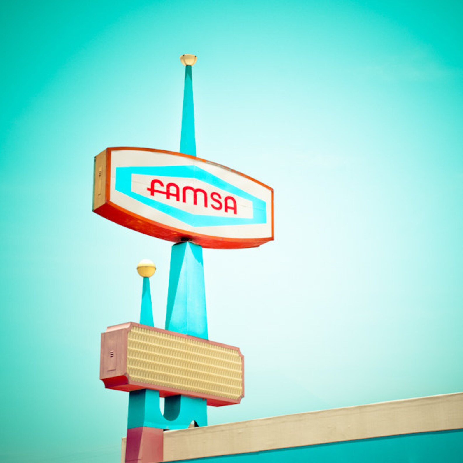 Dallas Texas, Vintage, Retro Sign, Fine Art Photograph, Famsa - Etsy