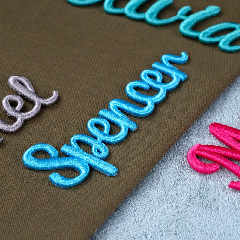 Name Iron on Monogram - Etsy