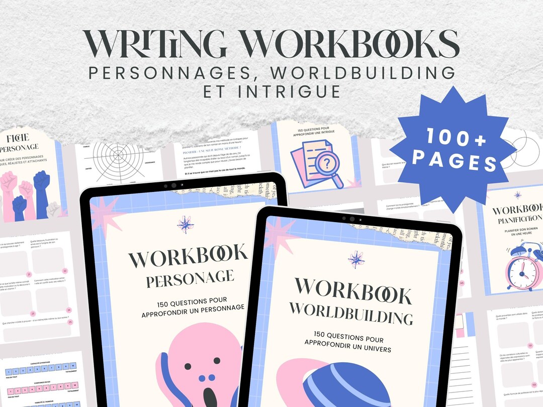 Writing Workbooks: Exercises to Improve the Characters, Worldbuilding ...