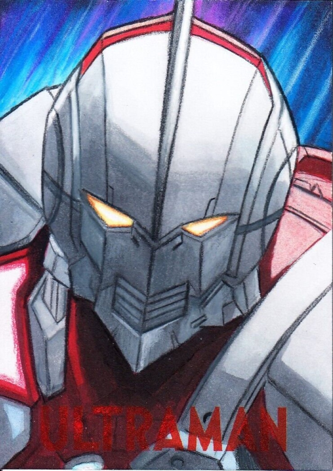 Ultraman Series 2 Artist Proof Sketch Card - Etsy