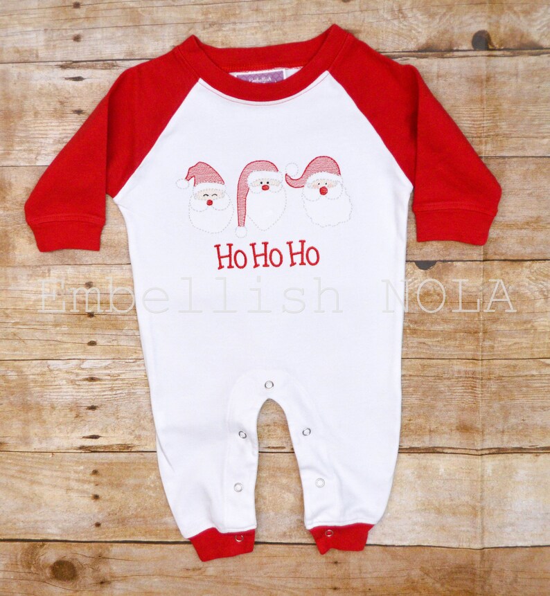Santa Romper, Santa Shirt, Christmas Shirt, Knit Romper, Christmas ...