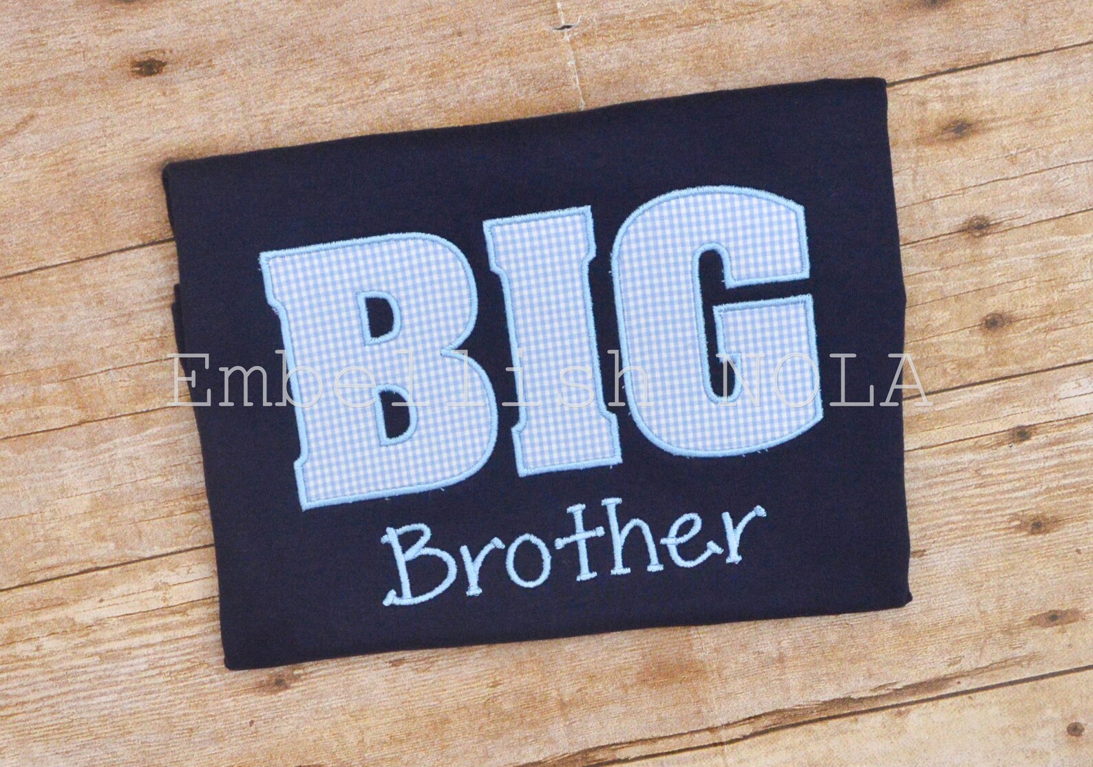 Big Brother Little Brother Big Bro Lil Bro Applique Letters - Etsy