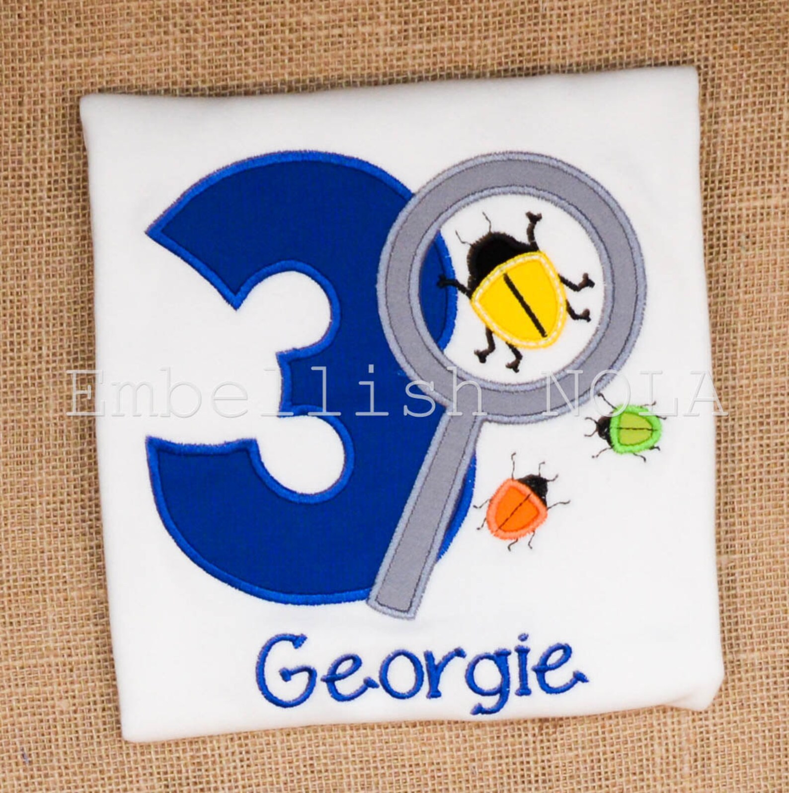 Beetle Bug Insect Birthday Applique Shirt Bug Birthday Theme - Etsy