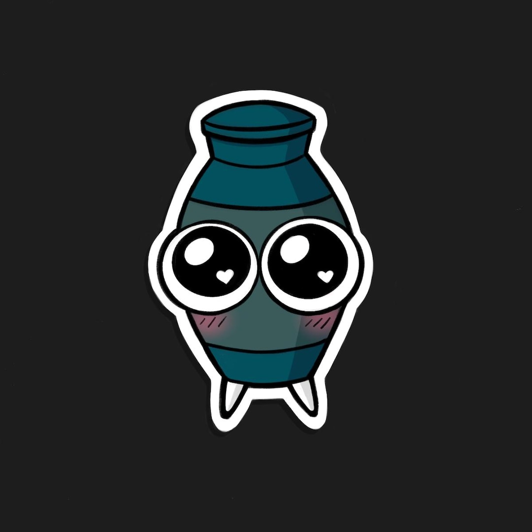 Cute Spirit Urn Sticker - Etsy