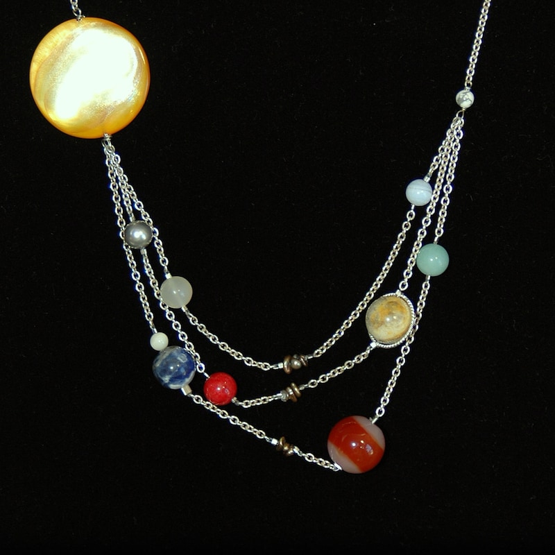 Solar System Necklace - Etsy