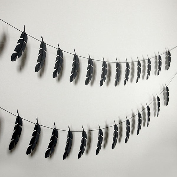 Feather Garland - Etsy