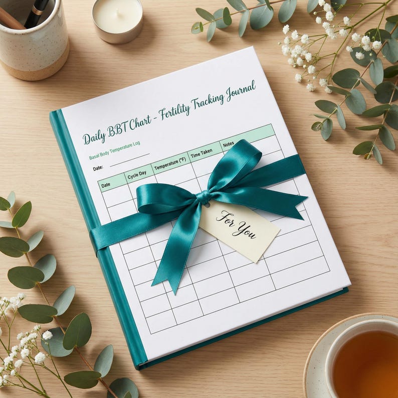 Fertility & BBT Tracking Chart Printable PDF | Cycle Tracker Template ...