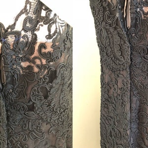 Stunning 1950's Lace Mark Luker Black Dress - Etsy