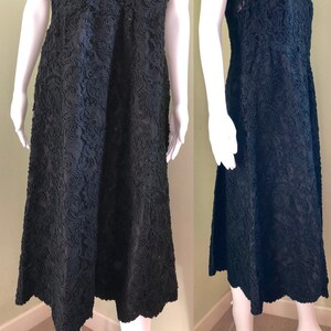 Stunning 1950's Lace Mark Luker Black Dress - Etsy