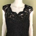 Stunning 1950's Lace Mark Luker Black Dress - Etsy