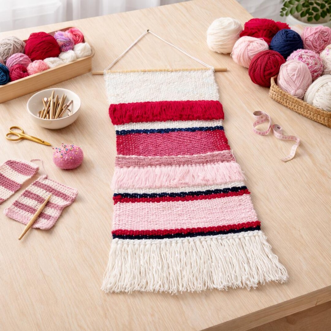 Rosy Dawn Wall Hanging – Handmade Boho Home Decor, Crochet Pattern. - Etsy