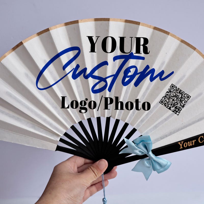Personalized Folding Fan - Etsy