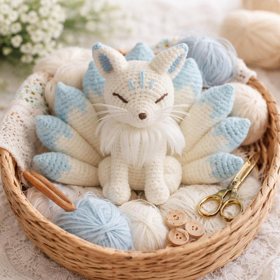 Kitsune Crochet Pattern PDF - Etsy