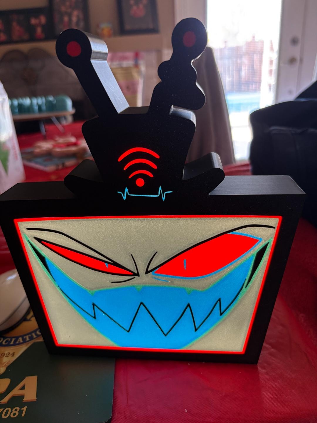 Vox TV Light Box - Hazbin Hotel | 3D Printer - Gamer Gift - Home Decor ...
