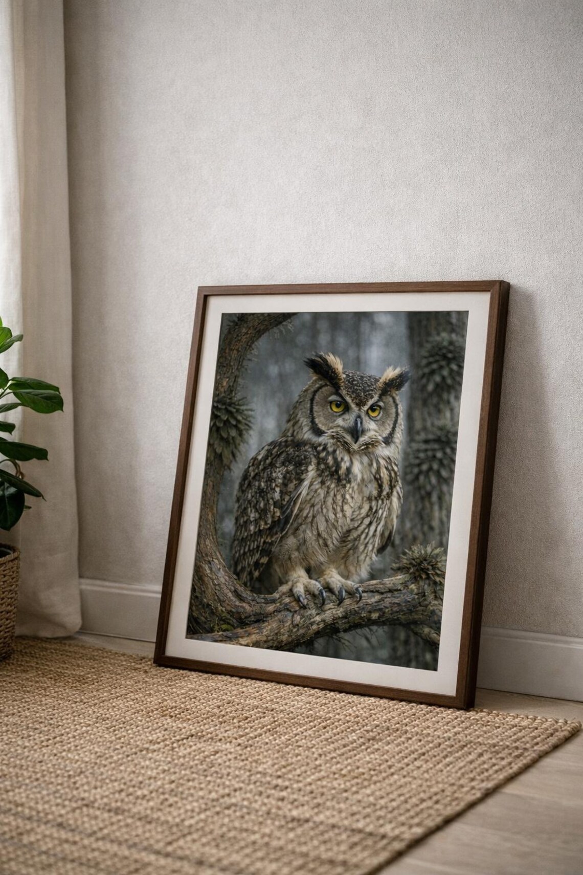 Majestic Owl Wall Art Printable - Etsy
