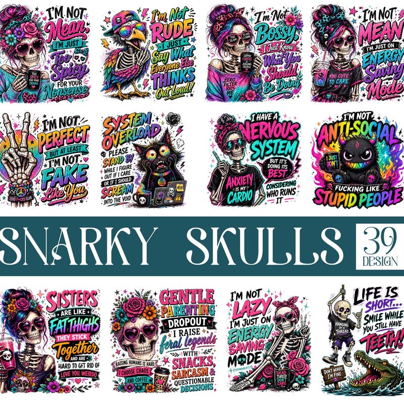 Funny Stickers Retro - Etsy