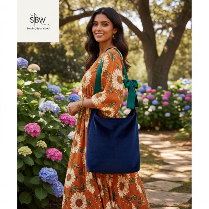 Tote Bag Sewing Pattern PDF | Easy DIY Tote Bag | Printable A0 A4 US Letter | Digital Download ...