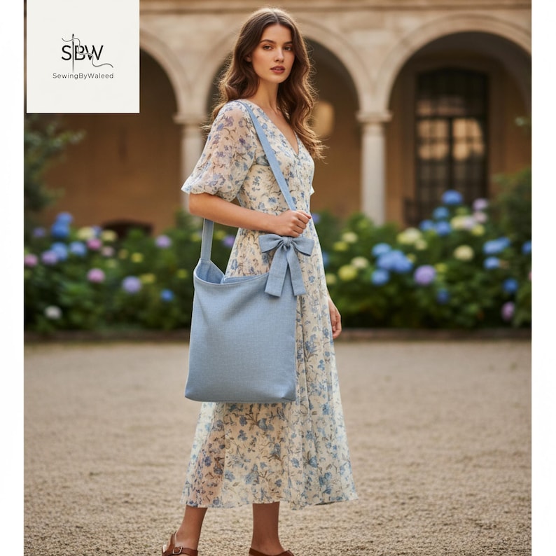 Tote Bag Sewing Pattern PDF | Easy DIY Tote Bag | Printable A0 A4 US Letter | Digital Download ...