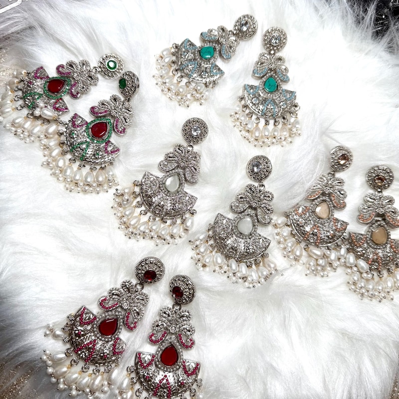Pakistani Earrings - Etsy