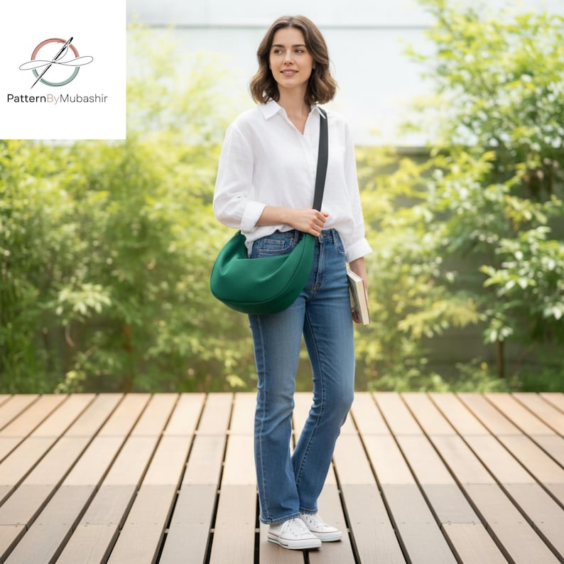 Crosstown Crescent Bag Sewing Pattern | Stylish Crossbody Bag PDF Pattern | Beginner-friendly ...