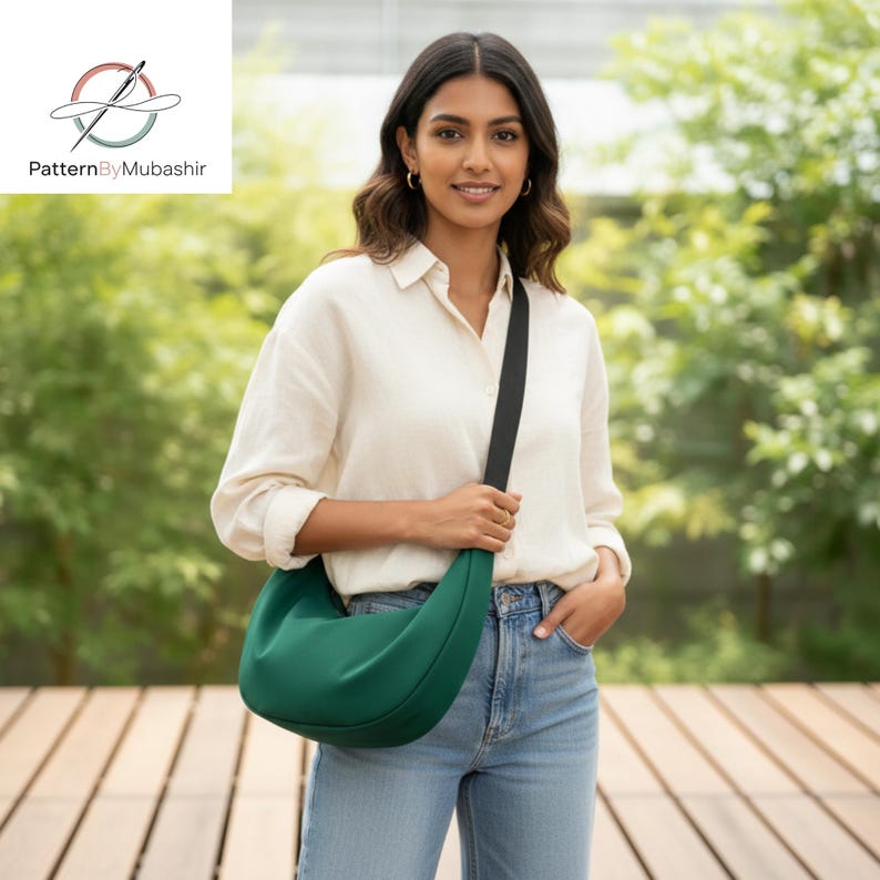 Crosstown Crescent Bag Sewing Pattern | Stylish Crossbody Bag PDF Pattern | Beginner-friendly ...