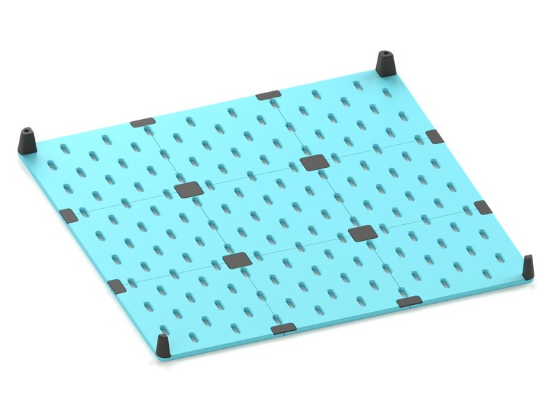 Skådis-sync Modular 3d-printed Pegboard - Seamless Interlocking Wall ...