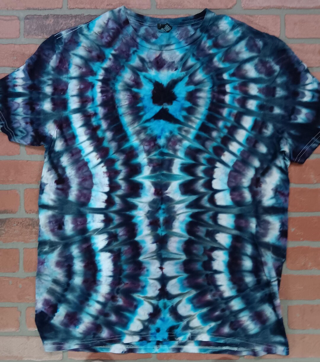 Colorful Ice Dyed Tie Dye, Hippie Clothes Men, Tye Dye Shirt Xlarge - Etsy
