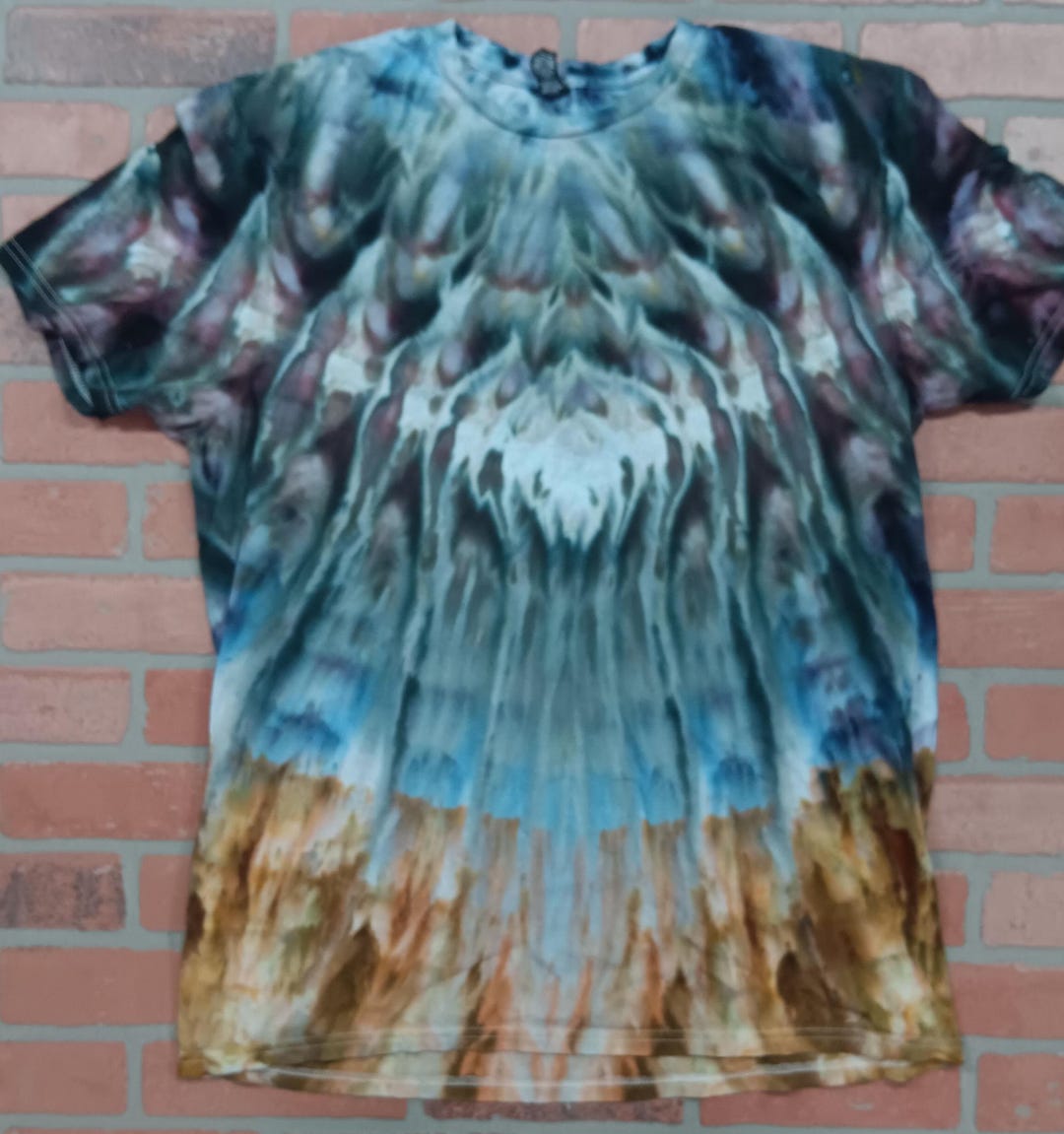 Colorful Ice Dyed Tie Dye, Hippie Clothes Men, Tye Dye Shirt Xlarge - Etsy