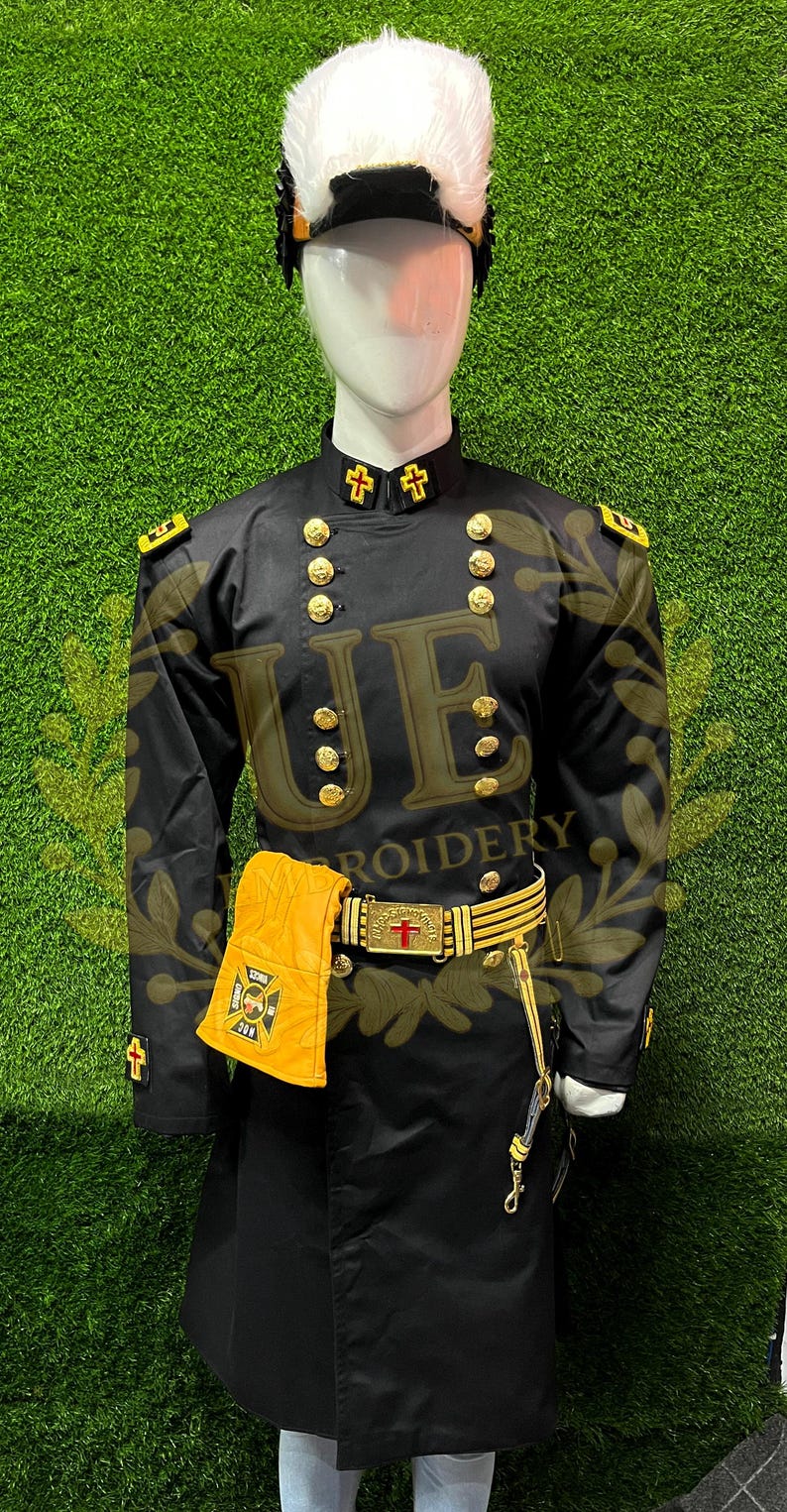 Knight Templar Uniform Regalia Set Full Dress Belt Chapeau Case ...