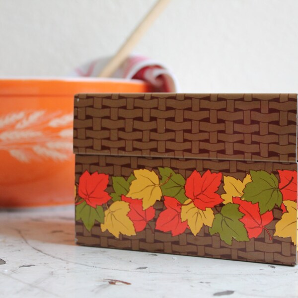 Retro Recipe Tin - Etsy