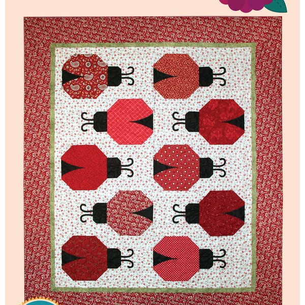Ladybug Quilt - Etsy