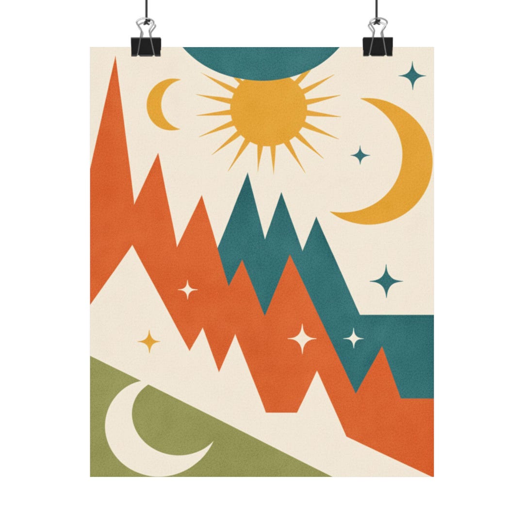 Stellar Solstice Matte Posters - Etsy