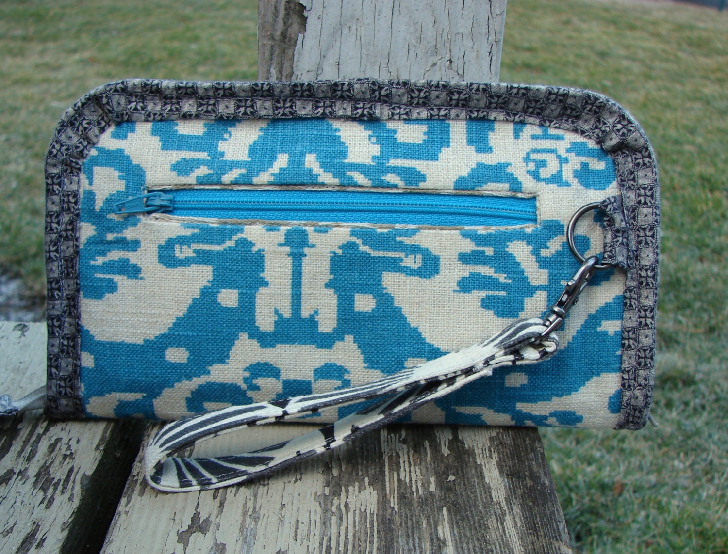 PDF Wallet Pattern: Zipper Scrap Wallet Wristlet Credit Card Instant ...