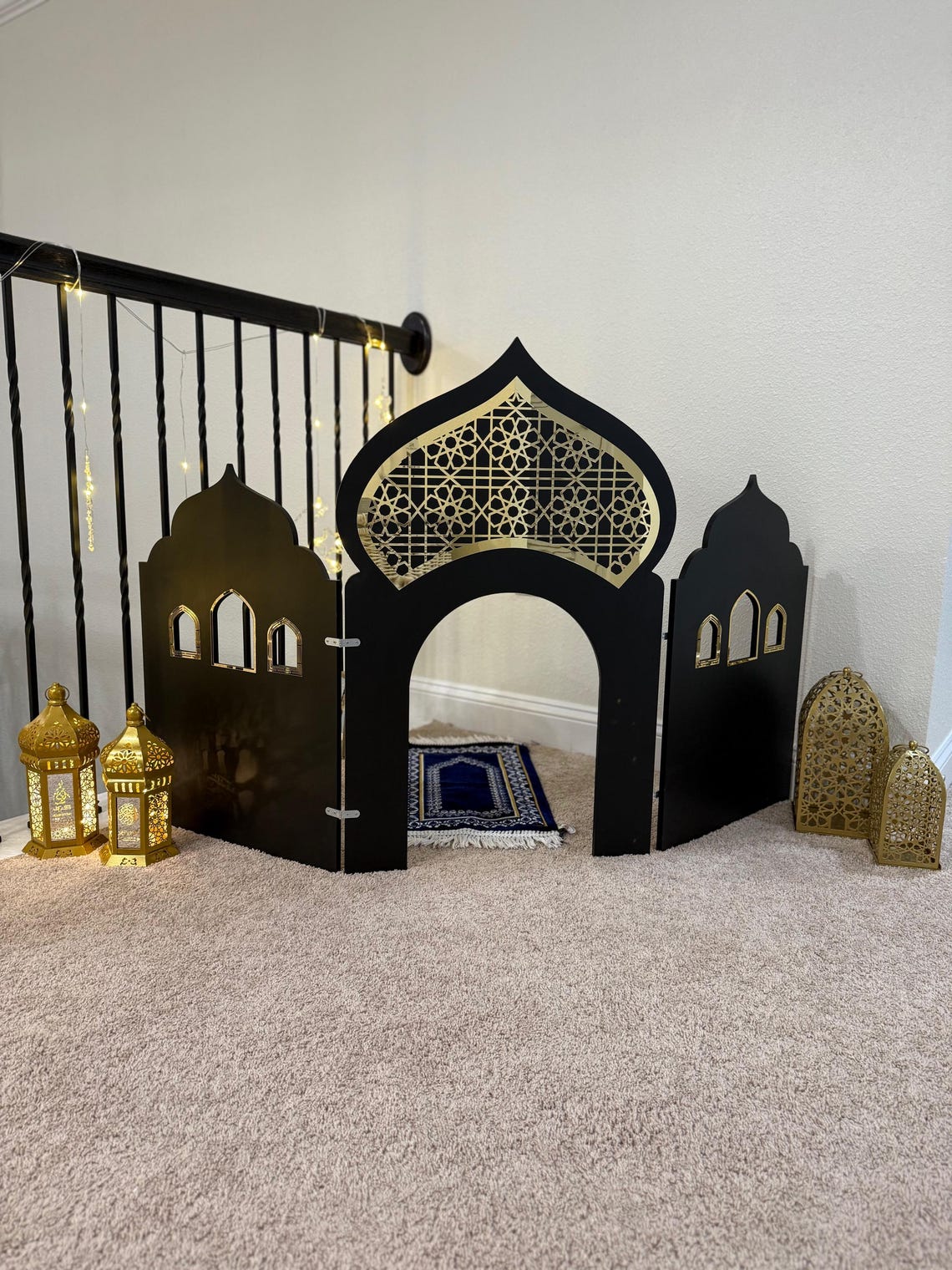 Wooden Masjid Design Panel/partition for Ramadan - Traditional Islamic ...