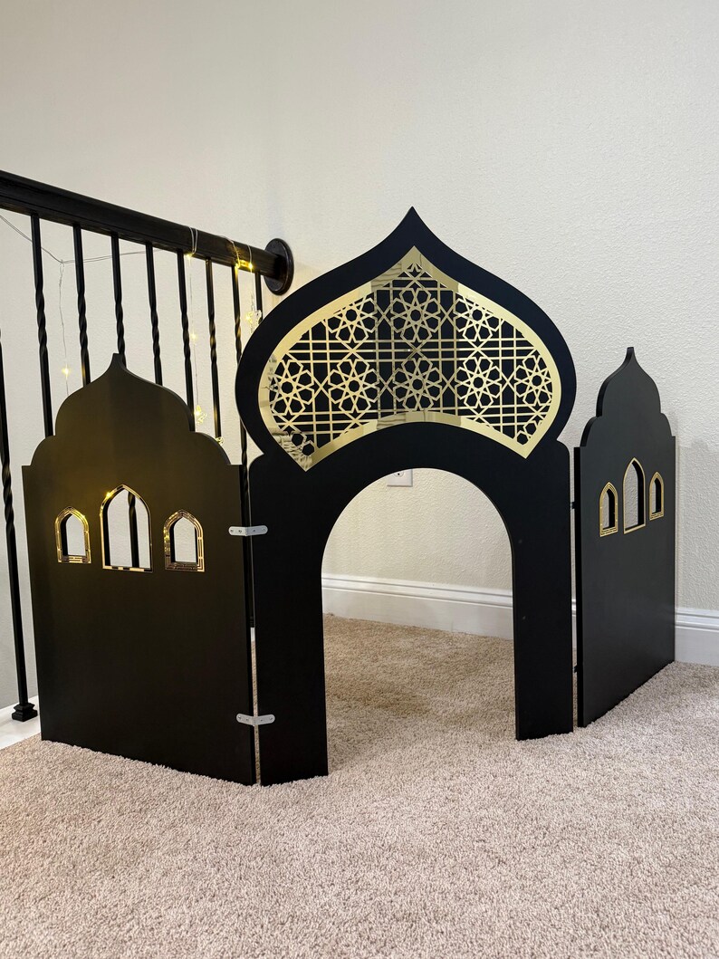 Wooden Masjid Design Panel/partition for Ramadan - Traditional Islamic ...