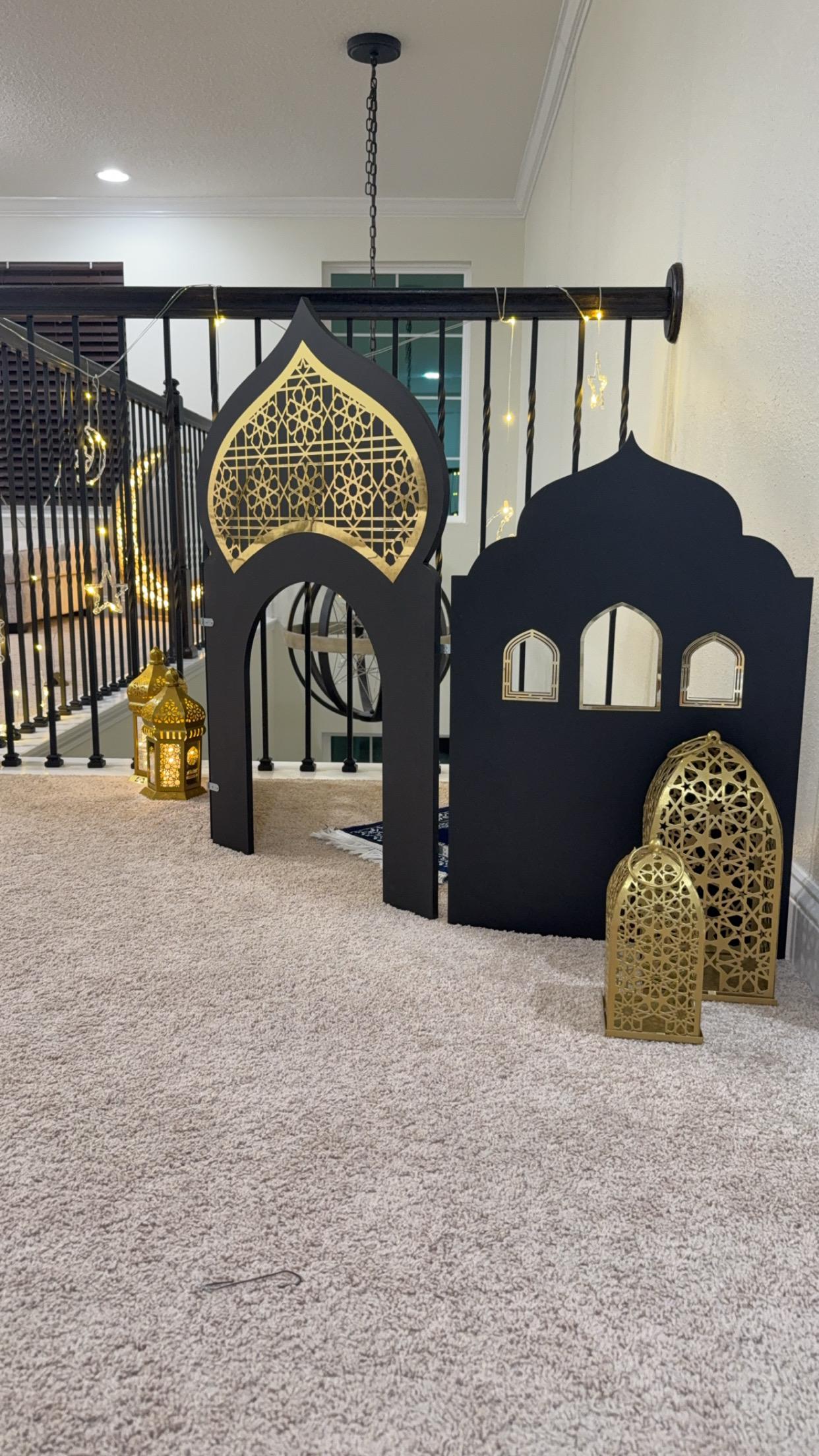 Wooden Masjid Design Panel/partition for Ramadan - Traditional Islamic ...