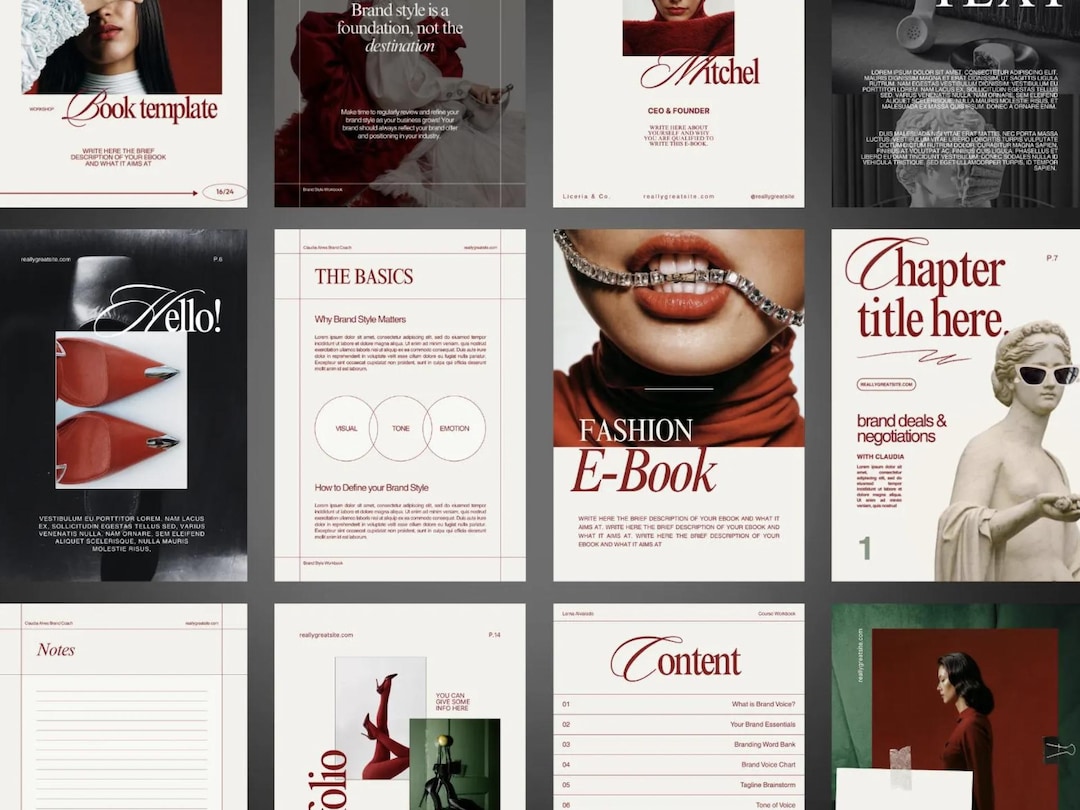 Ebook & Workbook Canva Template | Course Creator Lead Magnet | Business ...