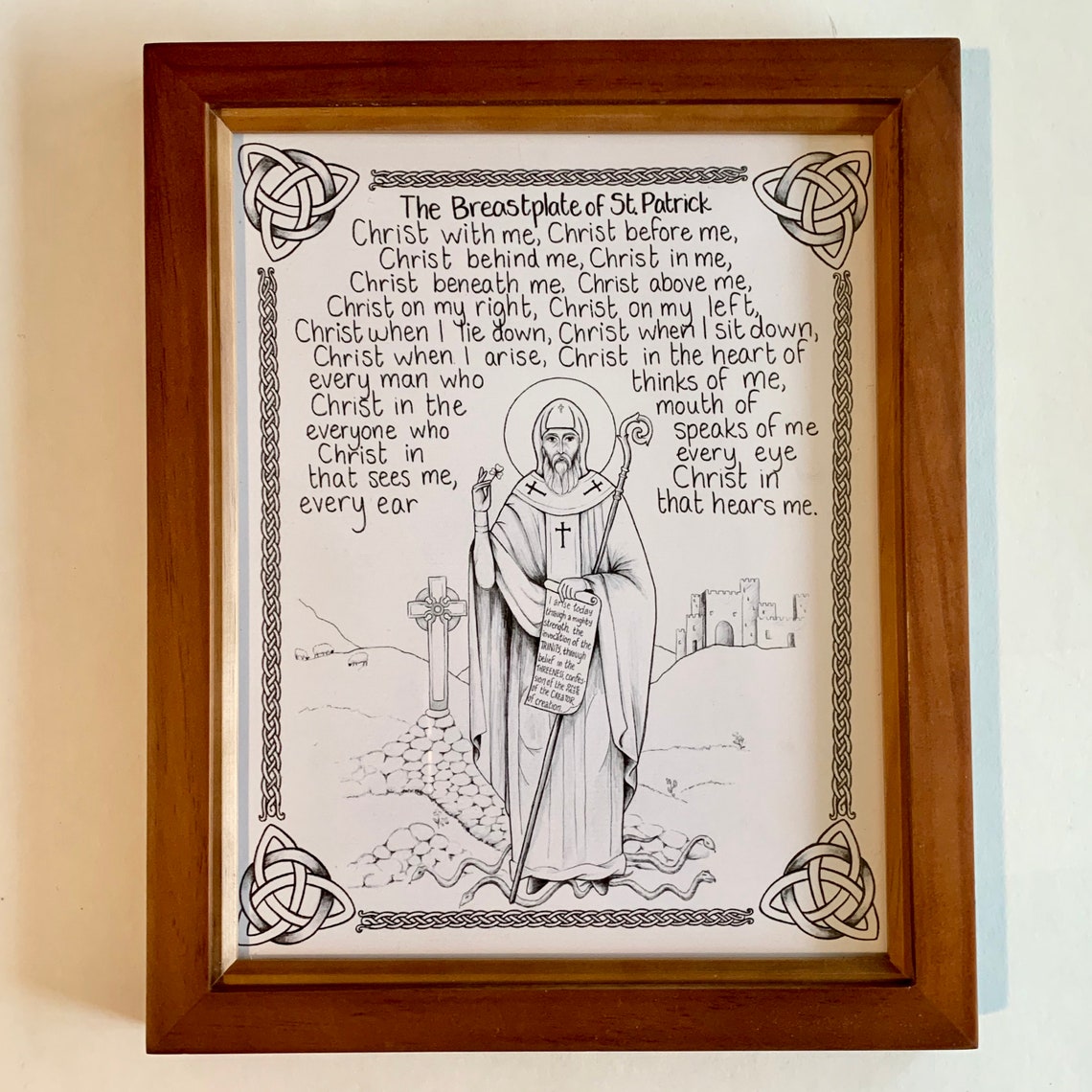 The Breastplate of St Patrick Prayer - Etsy