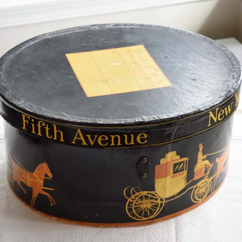 Decorative Hat Box - Etsy