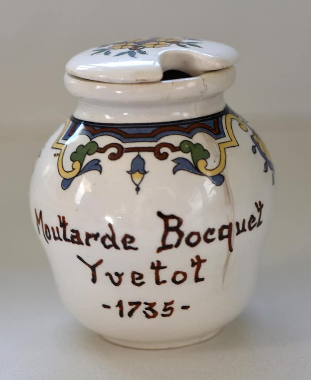 French Moutarde Bocquet Yvetot Pot - Etsy