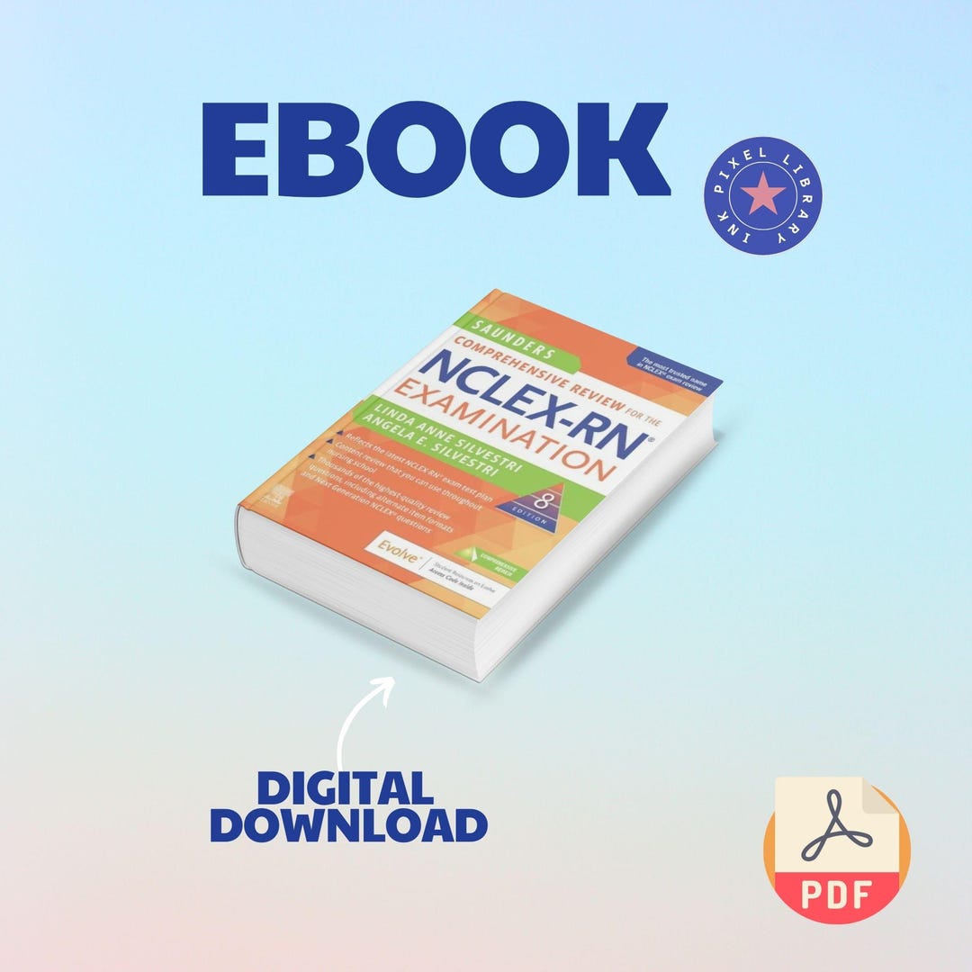 NCLEX-RN Examination 8th Edition Saunders Comprehensive Review - Etsy