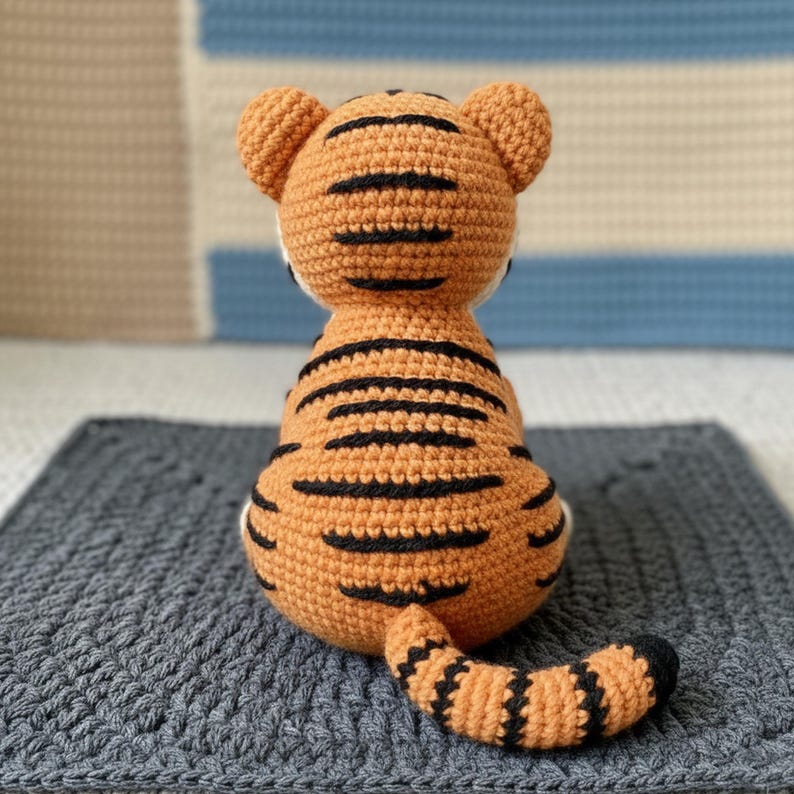 Crochet Tiger Pattern, Realistic Amigurumi Plush Toy (PDF Pattern) - Etsy