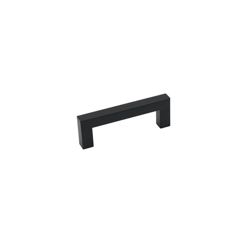 4 Inch Center Black Pulls - Etsy