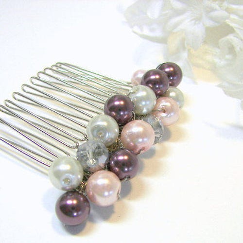 Fall Wedding Comb Mother of the Bride Gift Wedding Hair | Etsy