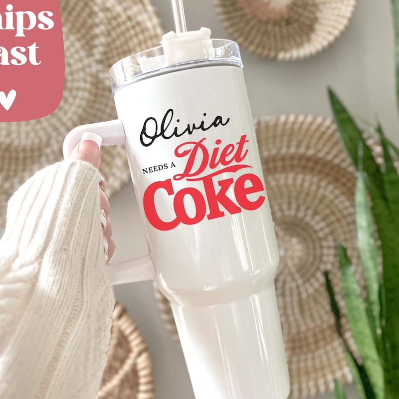 Diet Coke Stanley Tumbler - Etsy
