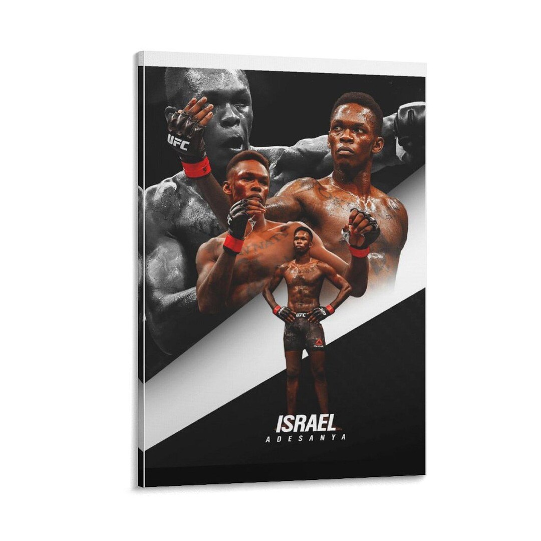 Israel Adesanya Boxing Poster Classic Positions Art Wall Art Picture ...